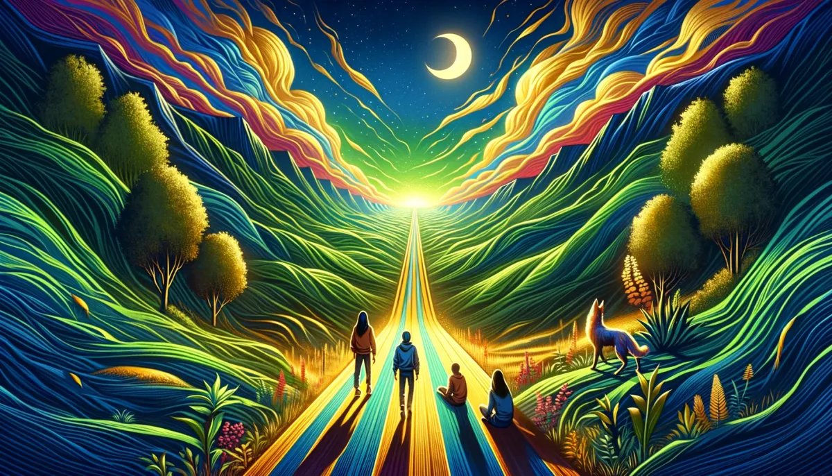 Titan Path- Twilight Reflections for Tomorrow's Triumph